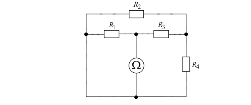 A DC circuit schematic is given. Determine the reading of the ideal ...