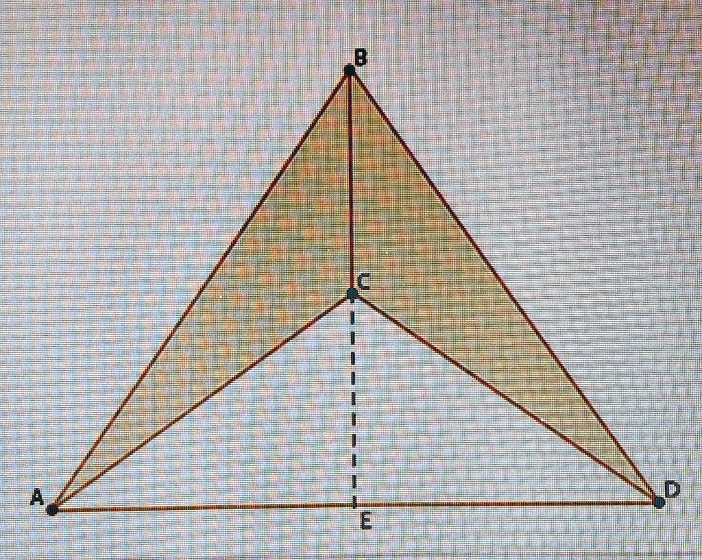 c is the centroid of isoceles triangle abd with vertex angle abd does the following proof ...