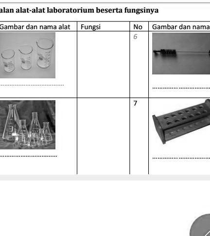SOLVED: alat-alat labor beserta fungsi alan alat-alat laboratorium ...
