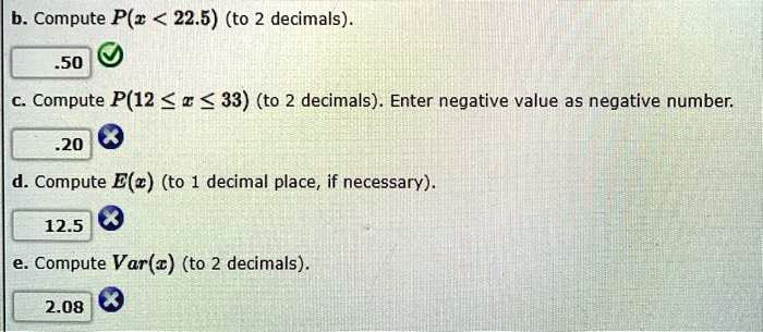 compute pi 225 to 2 decimals 50 compute p12 z 33 to 2 decimals enter ...