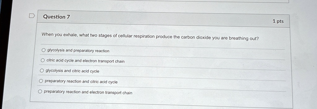 question 7 when you exhale what two stages of cellular respiration ...