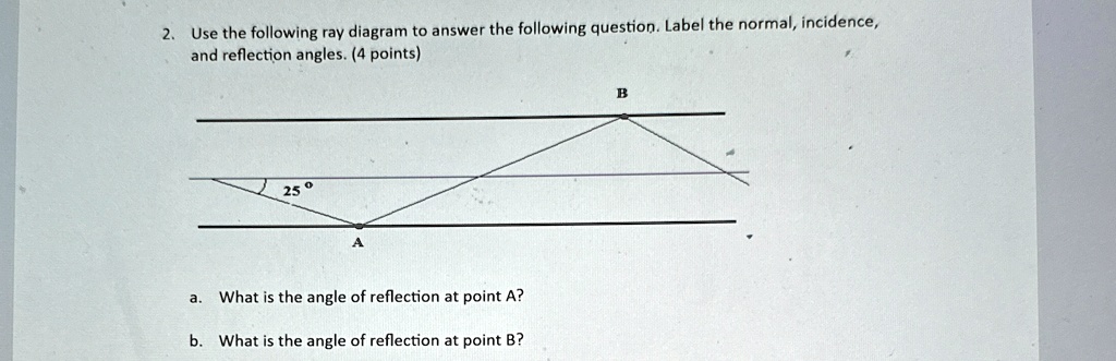 2 use the following ray diagram to answer the following question label ...