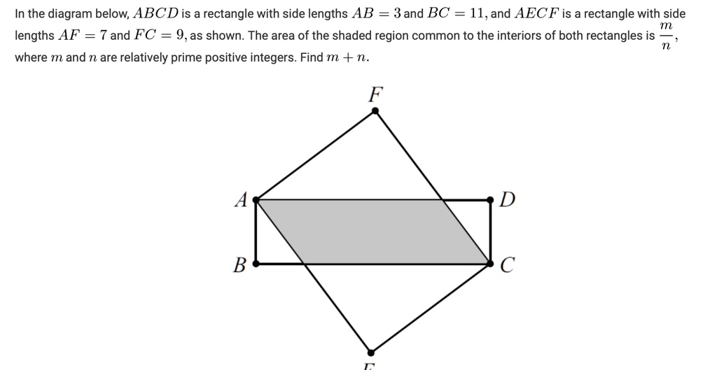 in the diagram below abcd is a rectangle with side lengths ab 3and bc ...