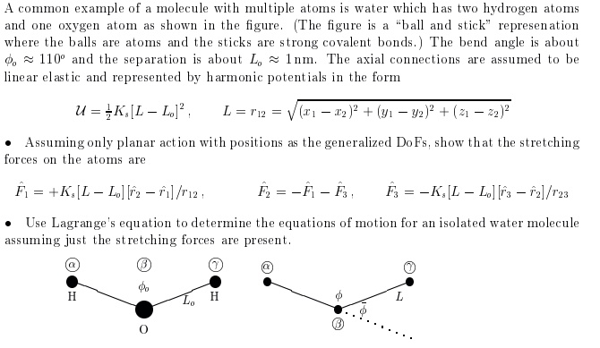 SOLVED: A common example of a molecule with multiple atoms is water ...