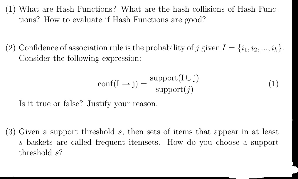 SOLVED: What are Hash Functions? What are the hash collisions of Hash Func tions? How to ...