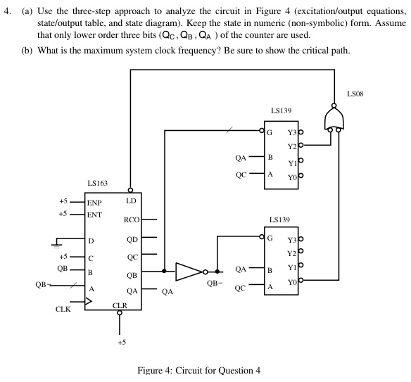 SOLVED: (a) Use the three-step approach to analyze the circuit in ...