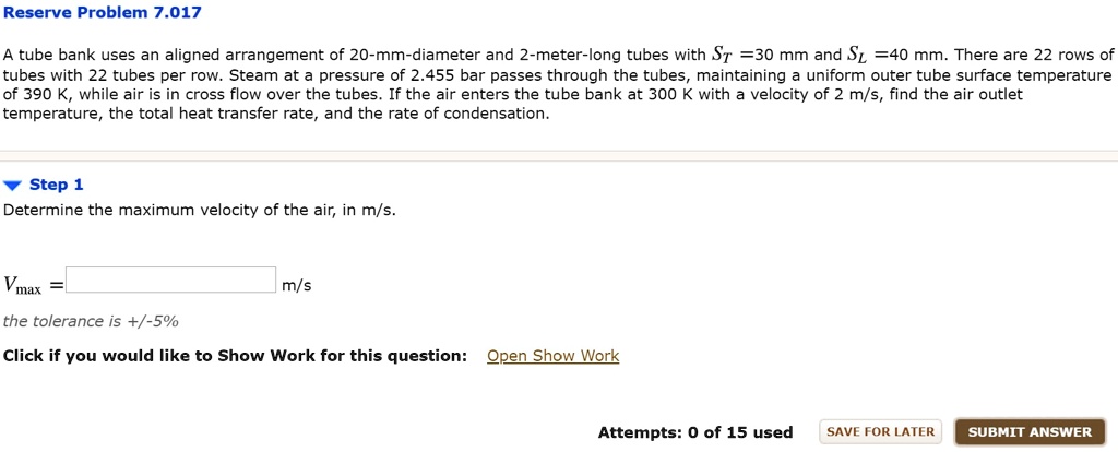 SOLVED: 1) determine the maximum velocity of the air , in m/s 2)Find ... SOLVED: 1) determine the maximum velocity of the air , in m/s 2)Find ...