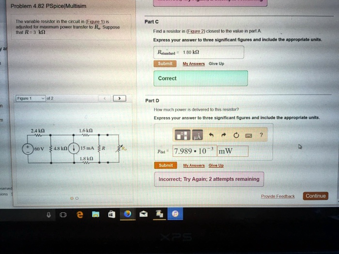 SOLVED: Problem 4.82: PSpice | Multisim The variable resistor in the circuit in Figure 1 is ...