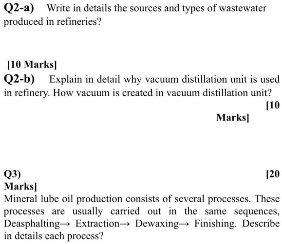 SOLVED: Q2-a) Write in detail the sources and types of wastewater ...