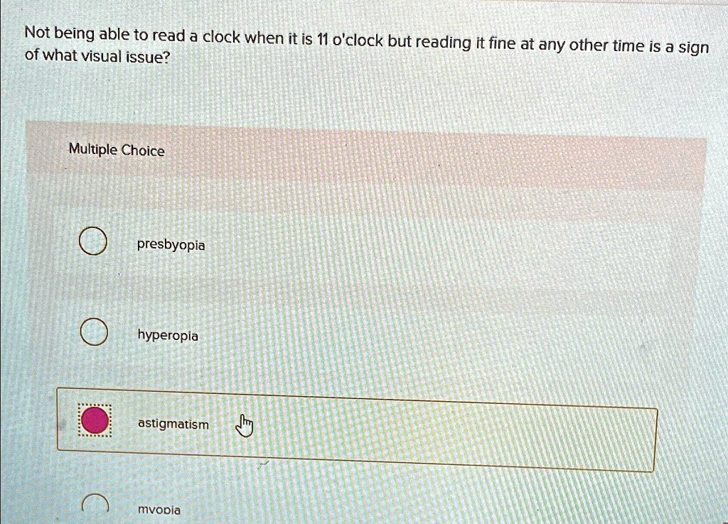 SOLVED: Not being able to read a clock when it is 11 o'clock but ...