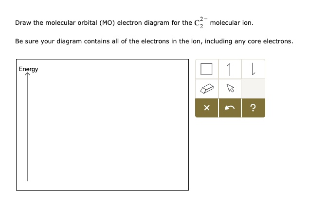 draw the molecular orbital mo electron diagram for the ci molecular ion ...