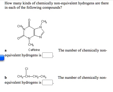 SOLVED: Ilow many kinds of chemically non-equivalent hydrogens are ...
