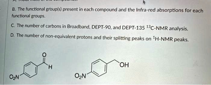 SOLVED: The functional group(s) present in each compound and the Infra ... SOLVED: The functional group(s) present in each compound and the Infra ...