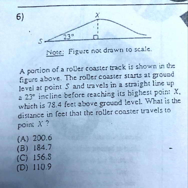 SOLVED: A portion of a roller coaster track is shown in the figure ...