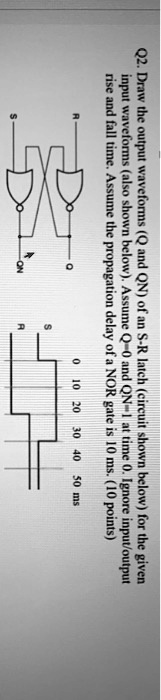 SOLVED: 01 02 03 04 05 ms rise and fall time. Assume the propagation ...