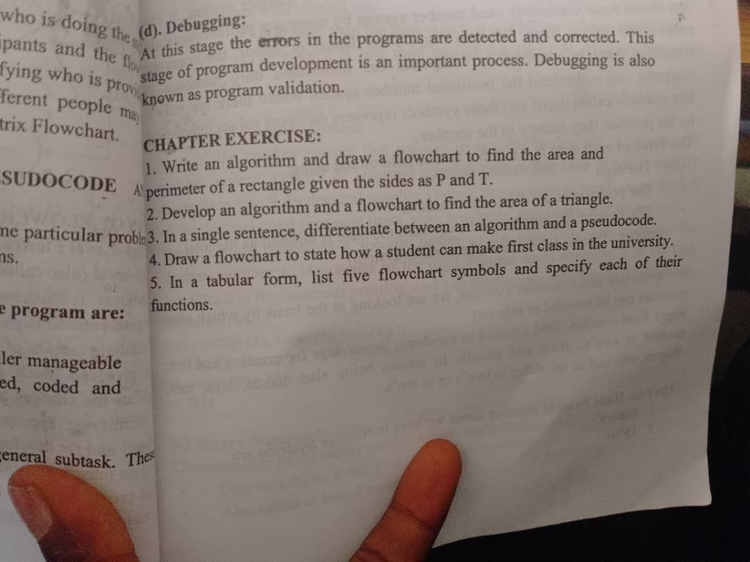 Solved Who Is Doing The D Debugging Pants And The Flo At This Stage The Errors In The