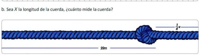 SOLVED: cuanto mide la cuerda por favor necesito la respuesta b. Sea X ...