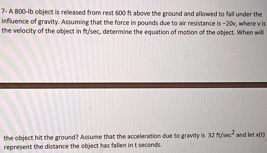 plz send the correct answer with steps this is differential equations 7 ...