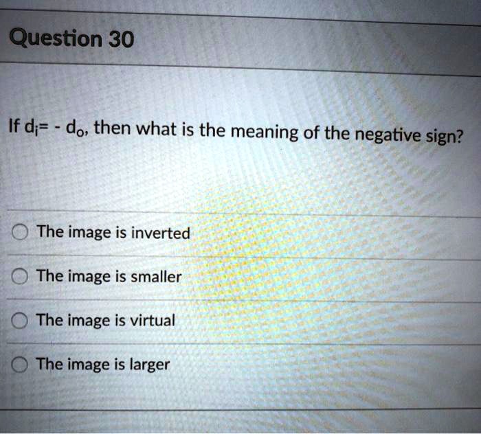 SOLVED: If d = 0, then what is the meaning of the negative sign? The ...