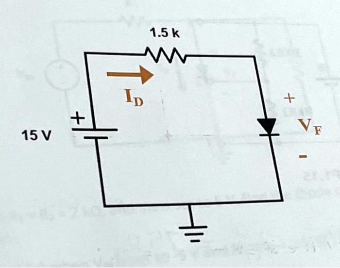 SOLVED: A regular pn junction diode is connected to the circuit shown below consider the diode ...