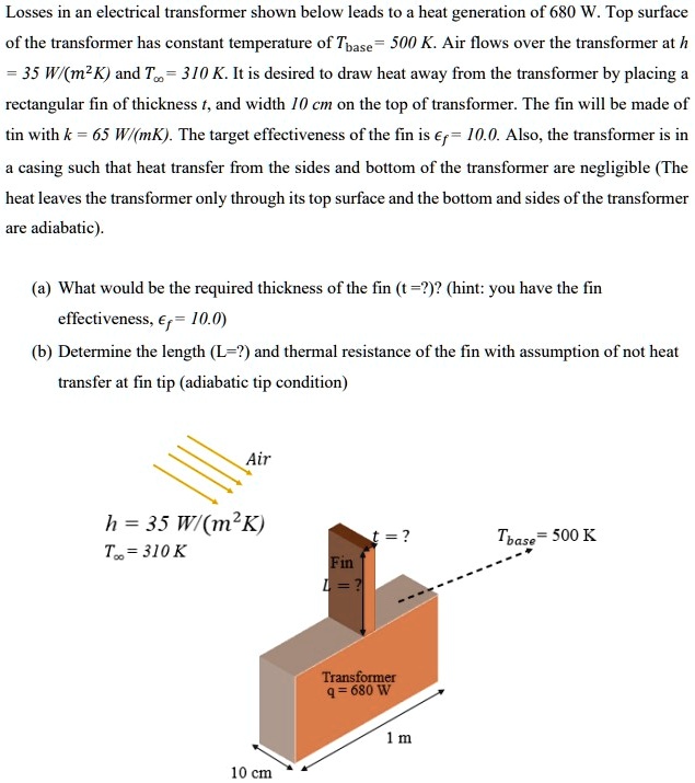 SOLVED: Texts: Losses in an electrical transformer shown below lead to ...