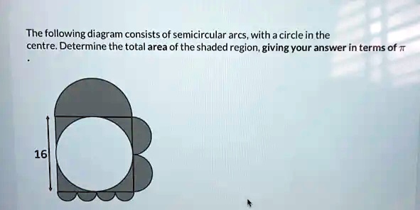 the following diagram consists of semicircular arcs with a circlein the ...