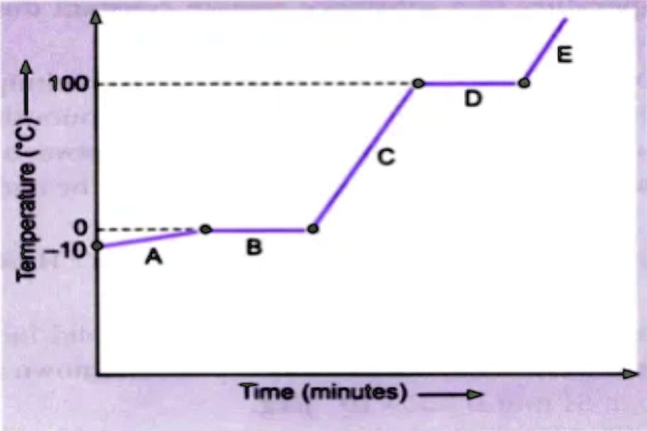 Temperature (°C) 100 0 -10 A B Time (minutes) E D C