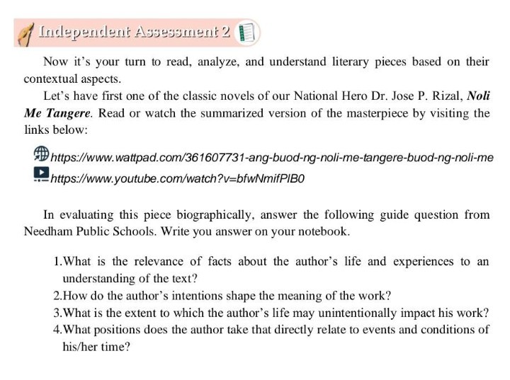 SOLVED: [richeperichent fajgejment? Now it's your turn to read, analyze ...