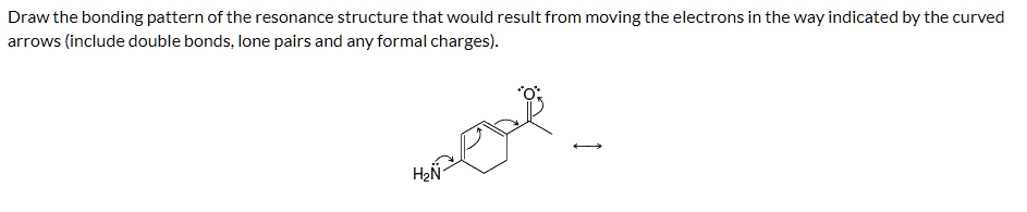 SOLVED: Draw the bonding pattern of the resonance structure that would ...