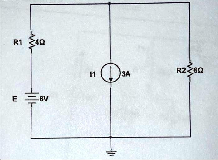 Solved A Draw The Circuit With Only E Active Determine The Current