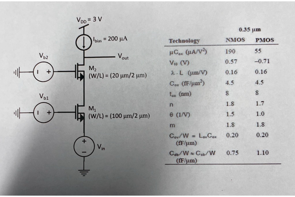 SOLVED: For the amplifier circuit below assume the transistors ...