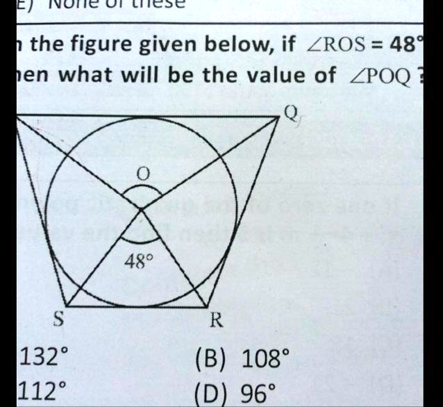 SOLVED: 'In the figure given below, if