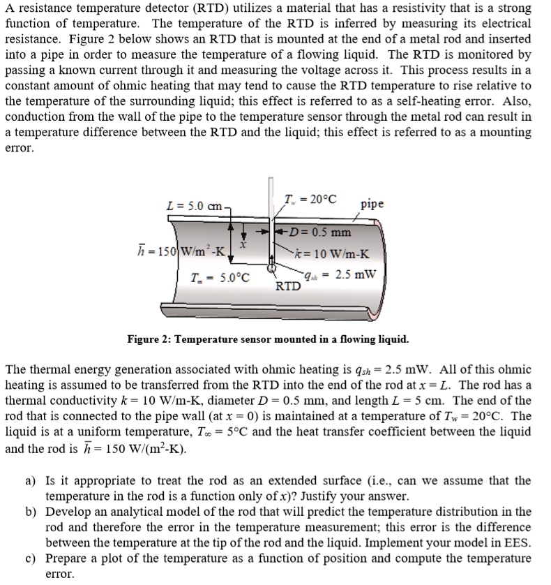 a resistance temperature detector rtd utilizes a material that has a ...