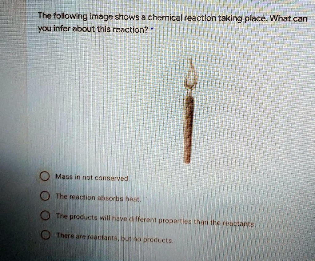 SOLVED The Following Image Shows A Chemical Reaction Taking Place solved-the-following-image-shows-a-chemical-reaction-taking-place