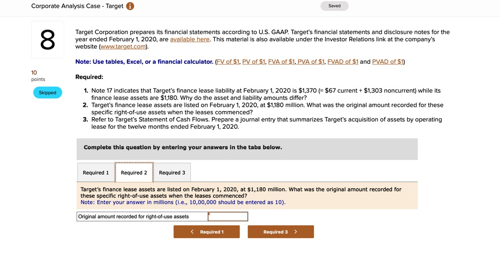 corporate analysis case target i saved target corporation prepares its ...