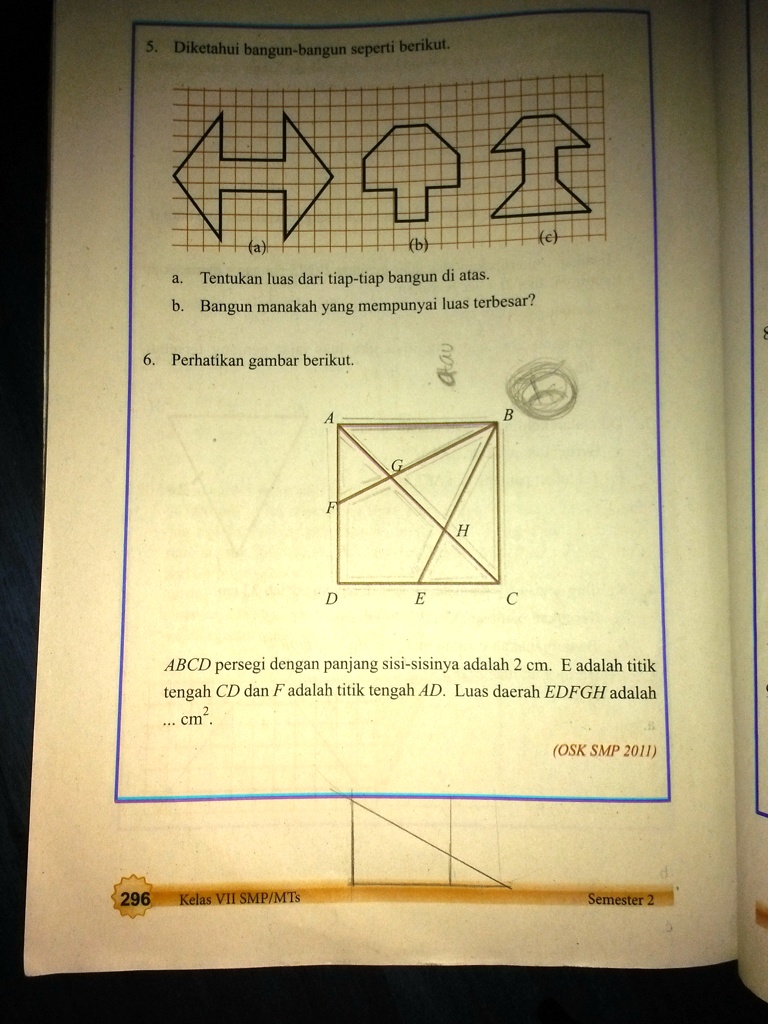 SOLVED: Nomor 6 bagaimana yaa? Diketahui bangun-bangun seperti berikut ...