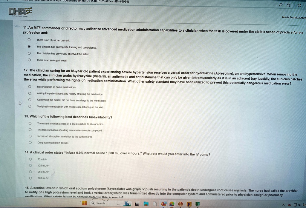 11 an mtf commander or director may authorize advanced medication ...