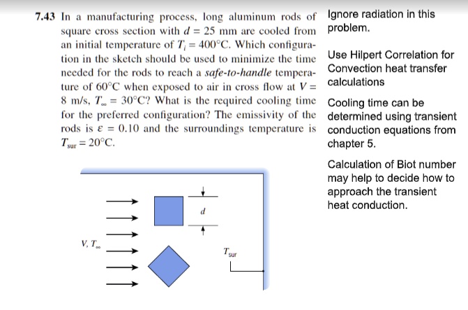 SOLVED: 7.43 In a manufacturing process, long aluminum rods of Ignore ...