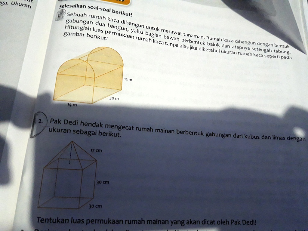 SOLVED: Tolong bantu jawab kak ,pk cara yaa Trmksh iga. Ukuran ... SOLVED: Tolong bantu jawab kak ,pk cara yaa Trmksh iga. Ukuran ...
