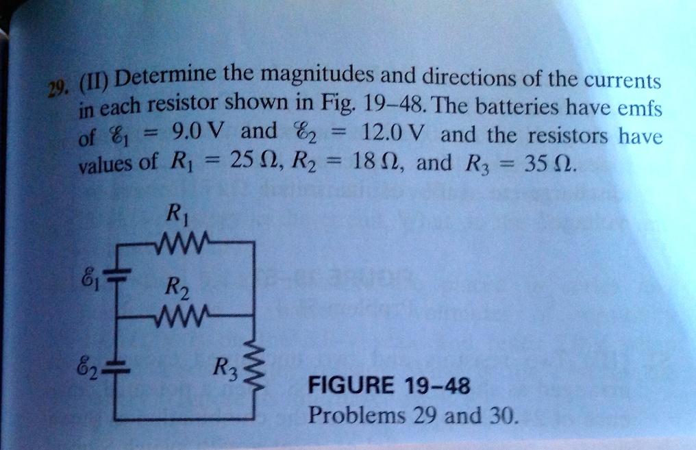 SOLVED: Determine the magnitudes and directions of the currents in each ...
