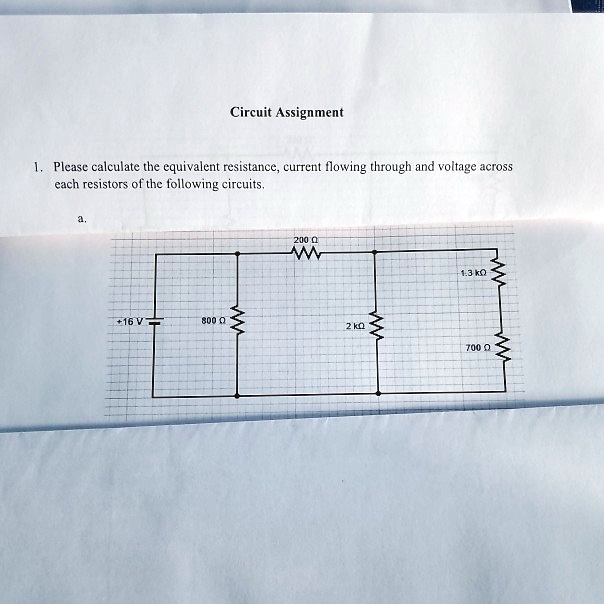 [GET ANSWER] circuit assignment please calculate the equivalent ...