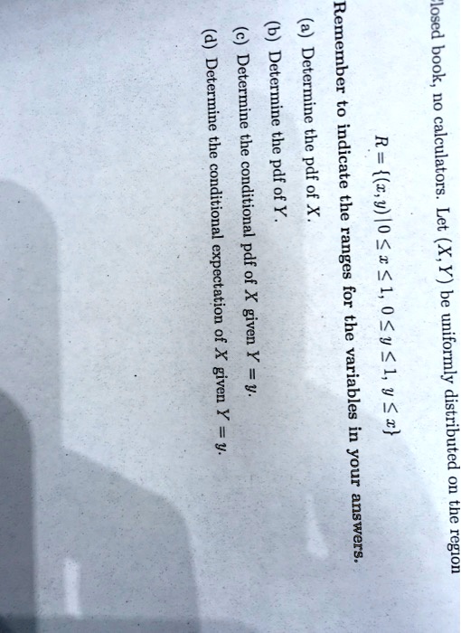 Solved D Determine The Conditional Expectation Of X Given Y Y C