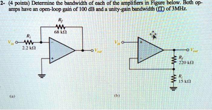 SOLVED: All you need to do for this is determine the gain! (4 points ...
