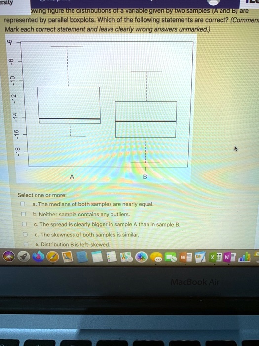 SOLVED:rsity wing figure the distrbutions 0fta variable given by tWO ...