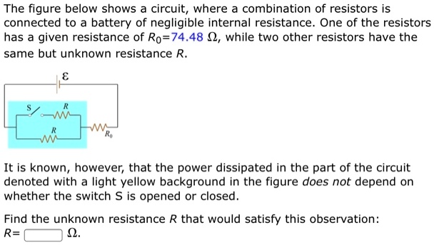 the figure below shows a circuit where a combination of resistors is ...