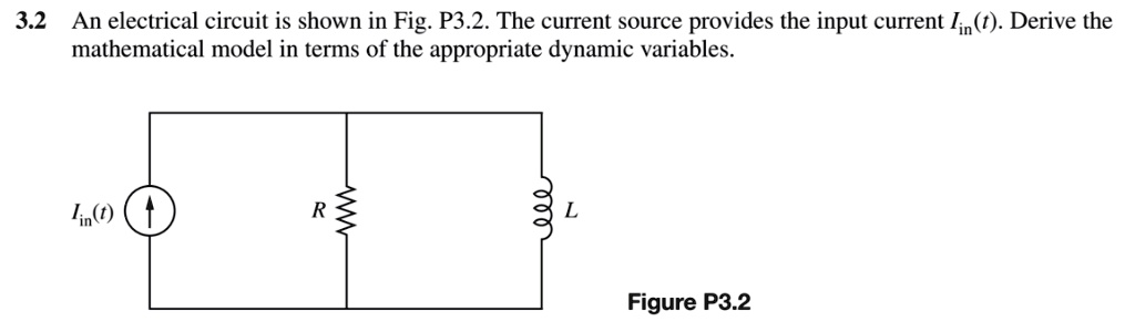 VIDEO solution: 3.2 An electrical circuit is shown in Fig. P3.2. The current source provides the ...