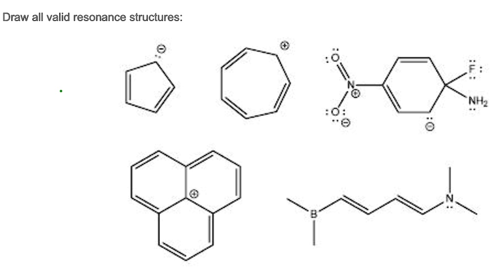 SOLVED: Draw all valid resonance structures: Nh
