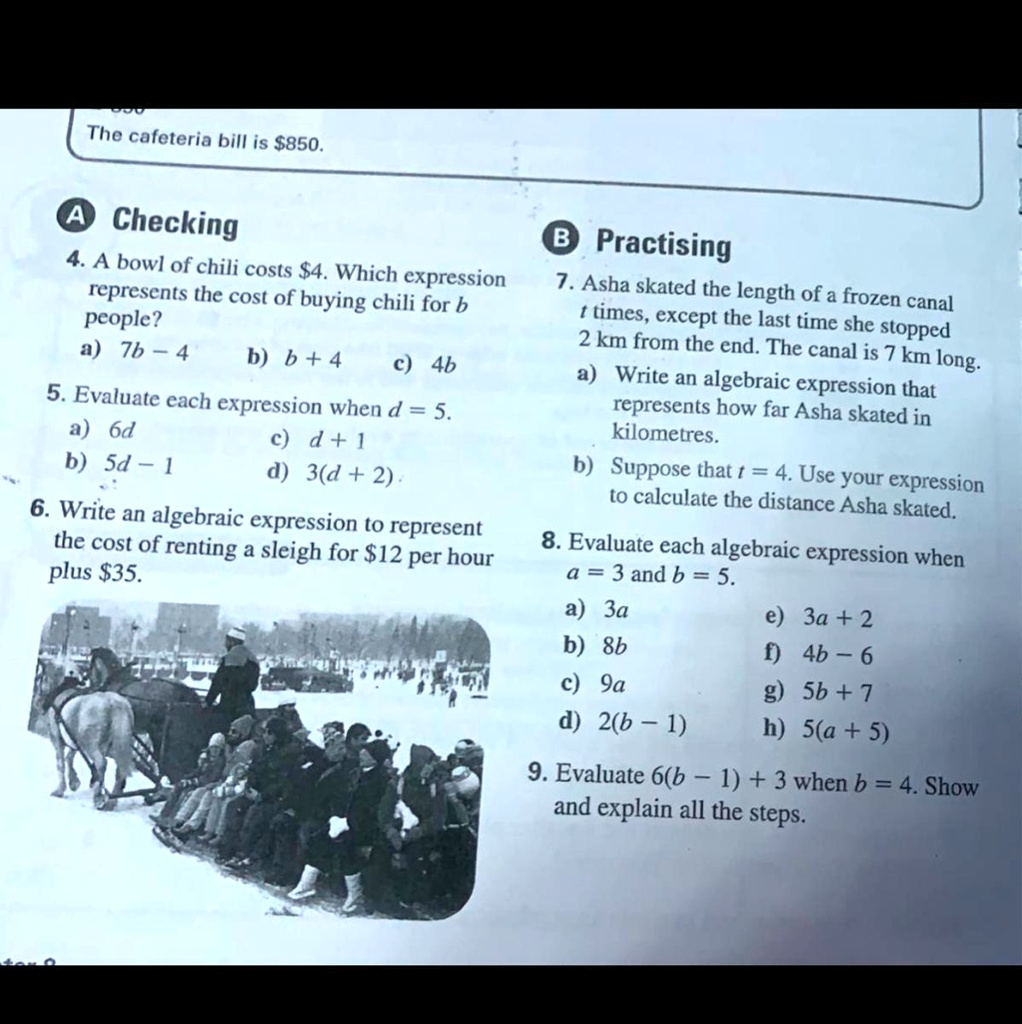 Please solve everything and show your work thanks 25 POINTS The ...