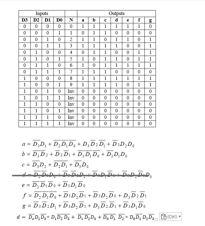 part i 7 segment decoder simulation circuit using xilinx please study the 7 segment decoder ...