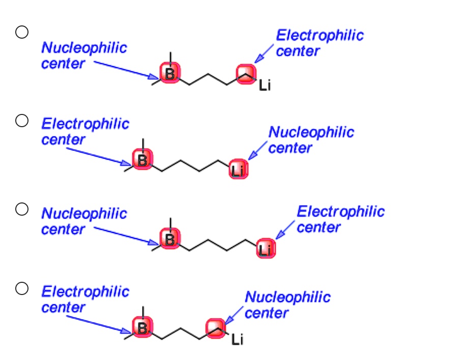 electrophilic center nucleophilic center li electrophilic center ...